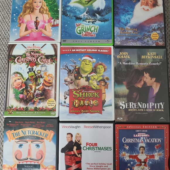 Other | Collection Of Holiday And Christmas Dvds | Poshmark